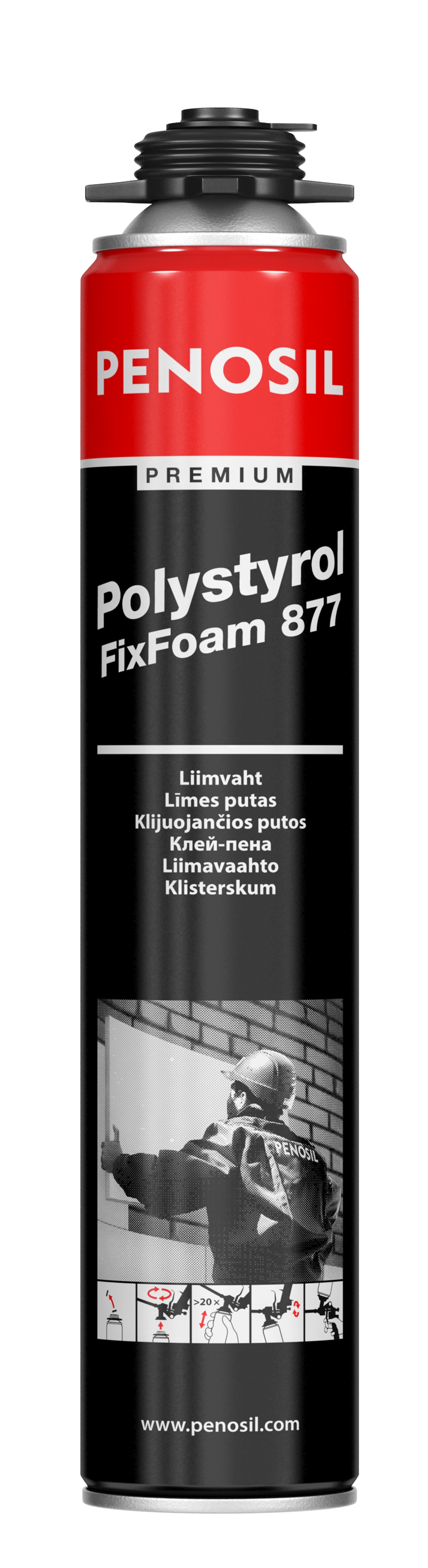 Penosil Premium SpeedFix Construction 878 monikäyttöinen vaahtoliima.